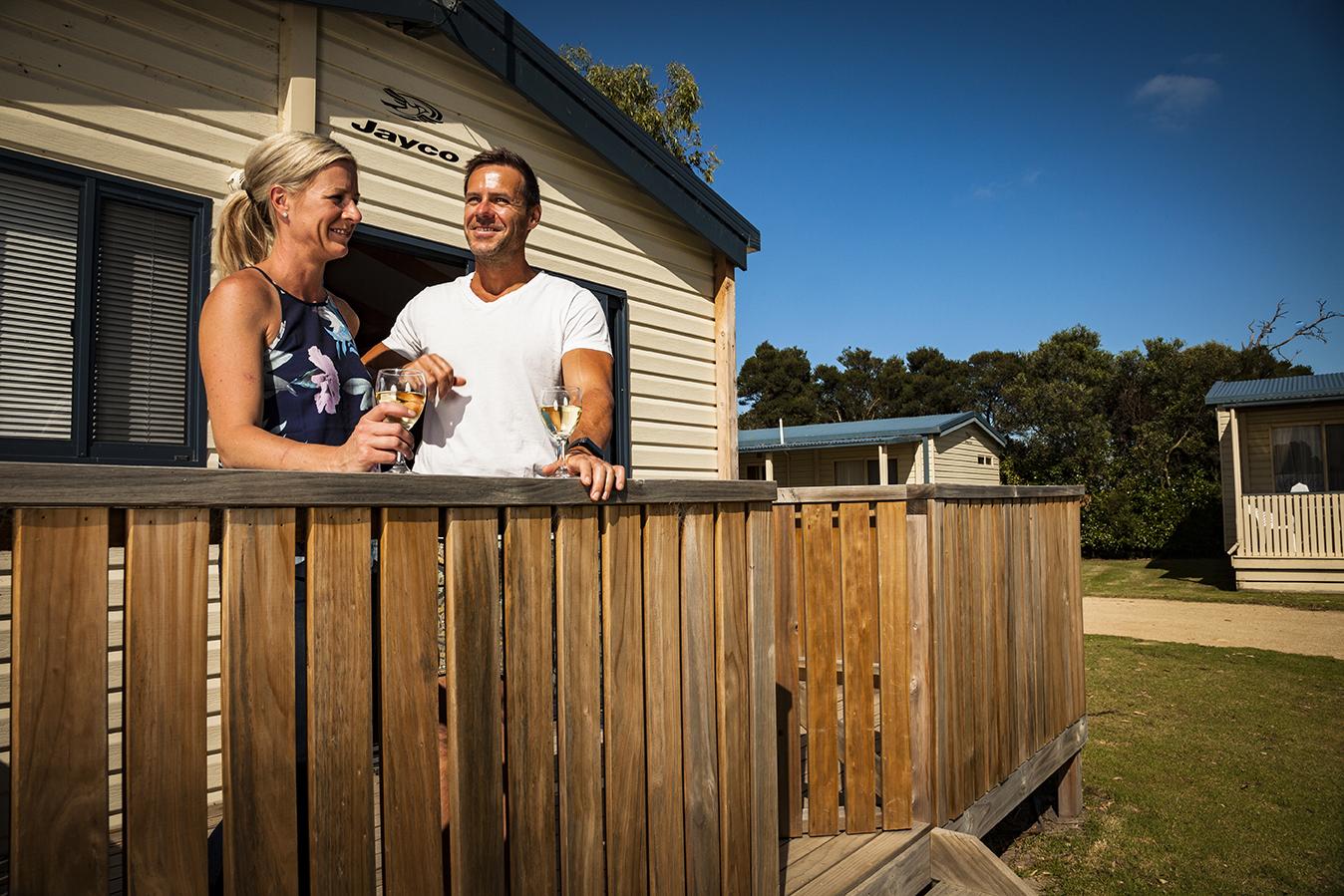 Small Deluxe Cabin | BIG4 Long Jetty Caravan Park - Port Welshpool