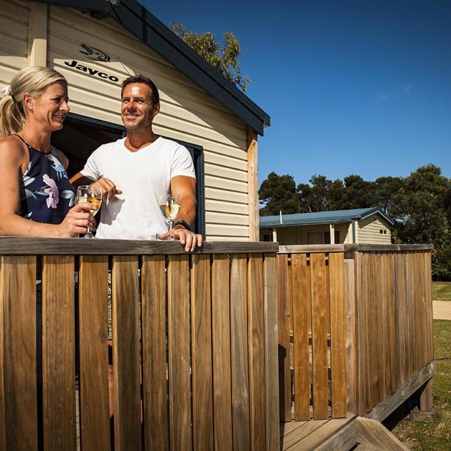 Small Deluxe Cabin | BIG4 Long Jetty Caravan Park - Port Welshpool