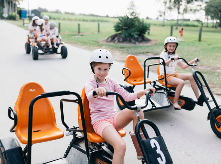 Pedal Karts Available For Hire | BIG4 Saltwater Yamba Holiday Park