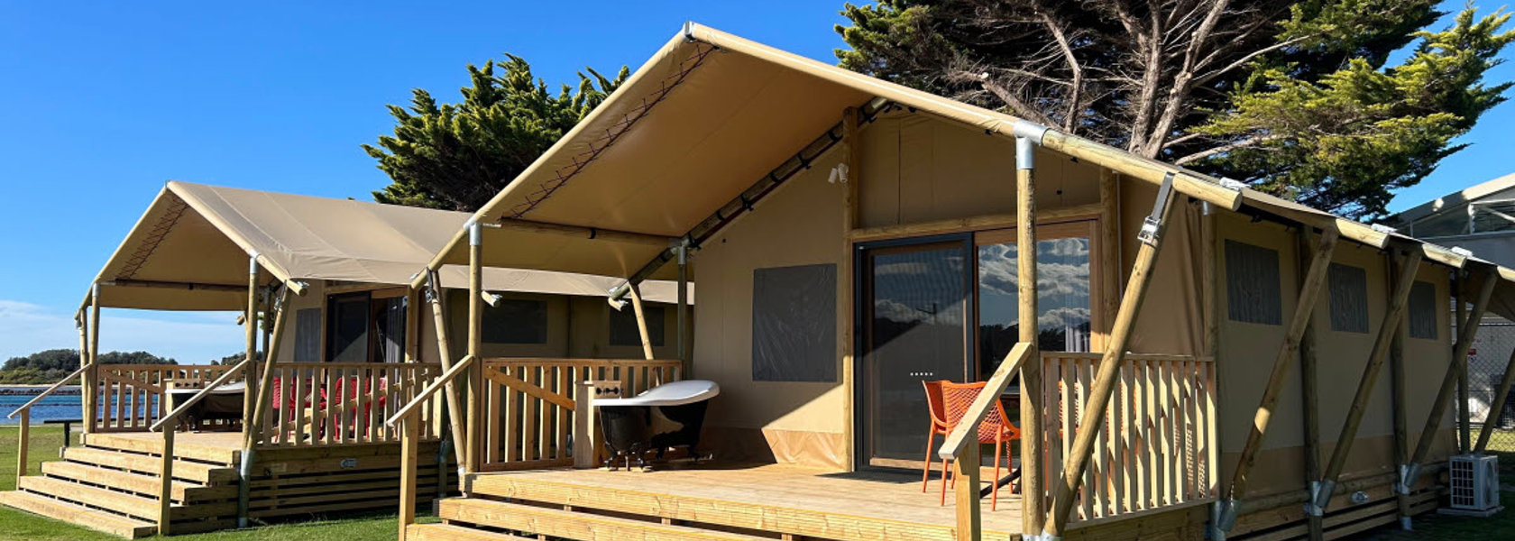 Glamping Safari Tents | BIG4 Narooma Easts Holiday Park