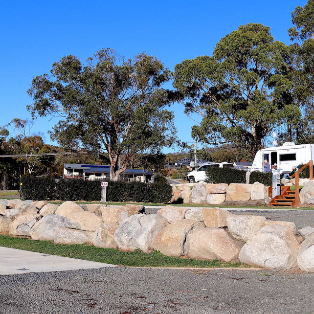 Powered Site with Concrete Pad | BIG4 Tassie Getaway Parks St Helens