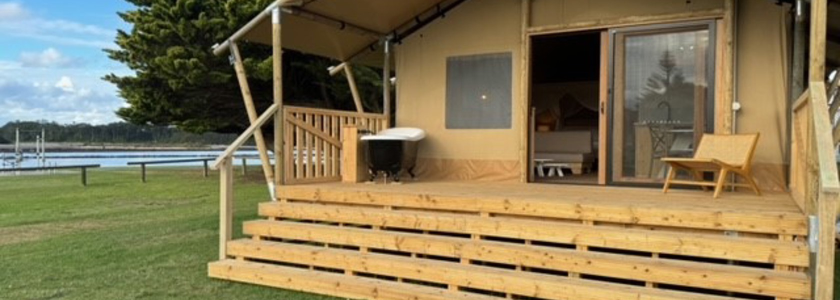 Glamping Safari Tents | BIG4 Narooma Easts Holiday Park