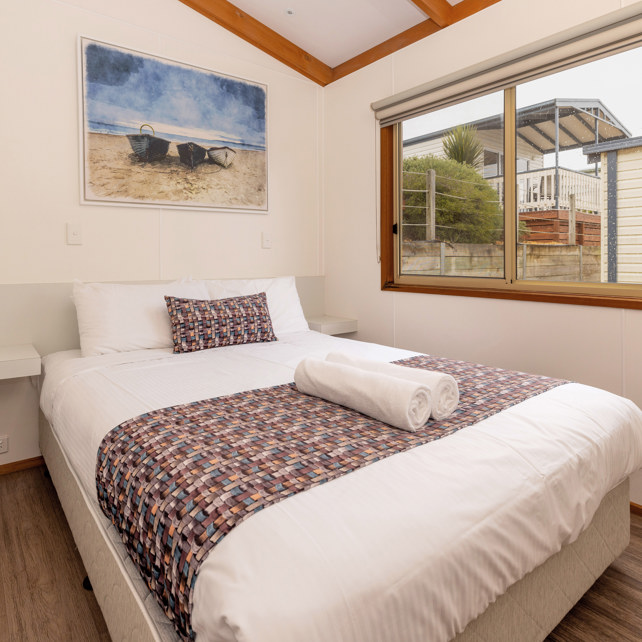 Deluxe Cabin at BIG4 Apollo Bay Pisces Holiday Park | Accommodation