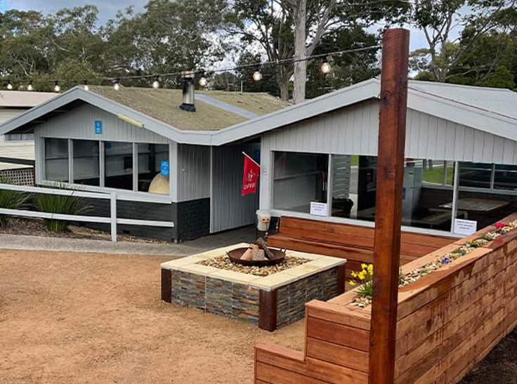Communal Fire Pit | NRMA Phillip Island Beachfront Holiday Park