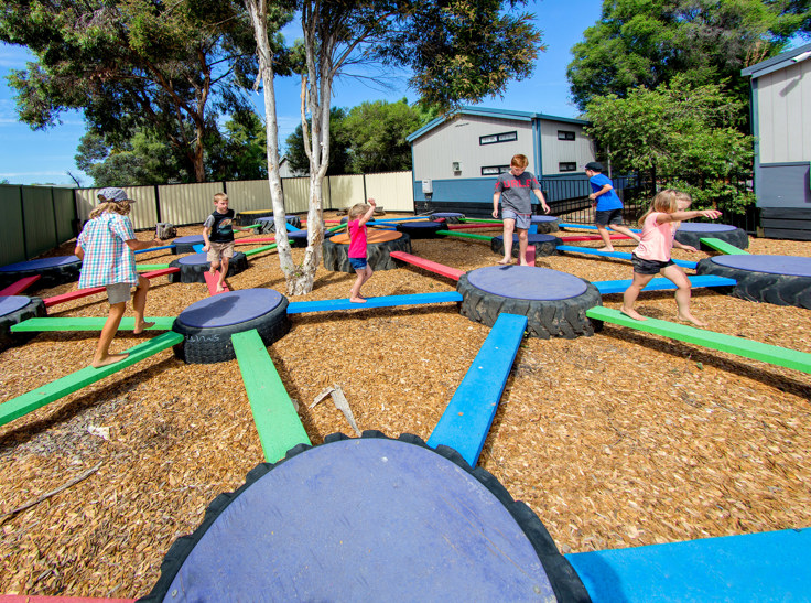 Tyre Maze | BIG4 Shepparton Park Lane Holiday Park