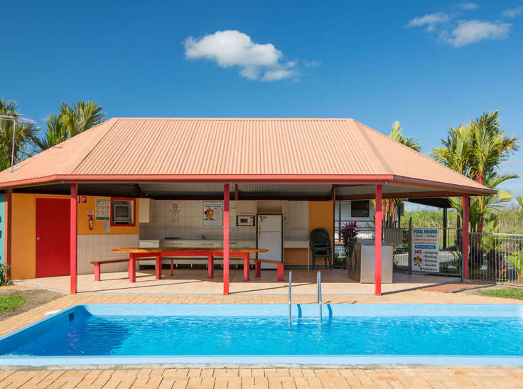 Swim and relax by the resort pool | BIG4 Innisfail Mango Tree Tourist Park