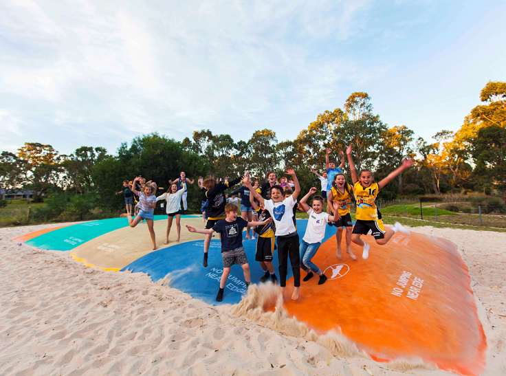 Huge Jumping Pillow | BIG4 Echo Holiday Parks - Naracoorte