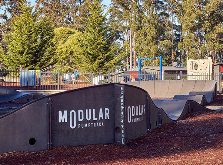 Pump Track | NRMA Port Arthur Holiday Park